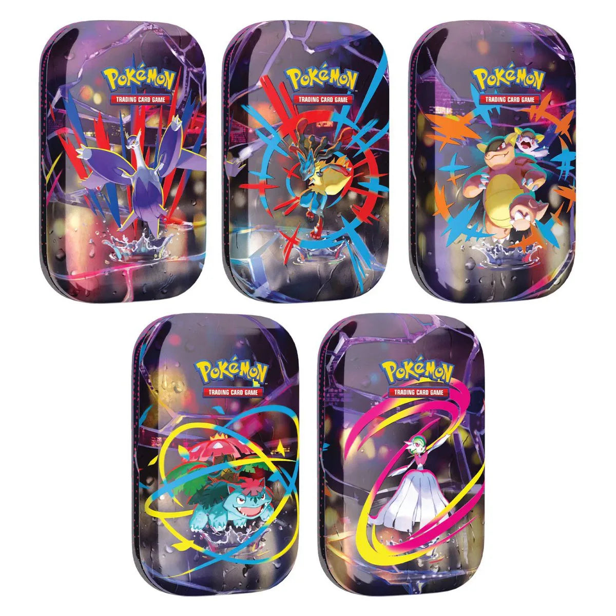 Pokémon Mega Heroes Mini Tins Sealed Display Maximus Games